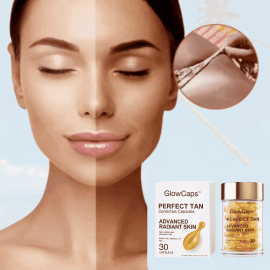GlowCaps™ - Få en strålende, jævn teint på kun 5 dage uden UV-skader ...